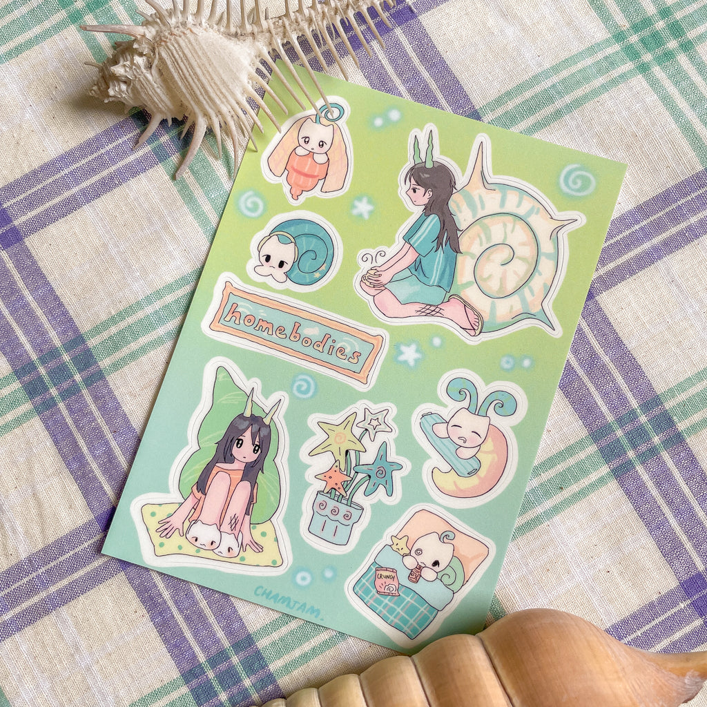 Homebodies Sticker Sheet – CHAMJAM Store