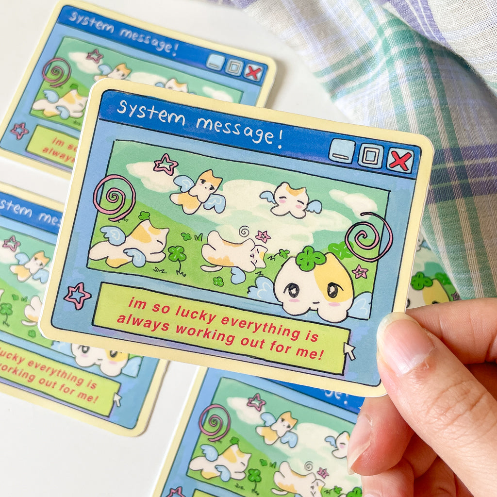 System Message Sticker – CHAMJAM Store